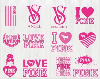 Love of Pink SVG Bundle, Nation, A Pink Dog, Svg, Png, Dxf, Eps - Etsy