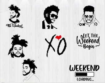 The Weeknd Svg Bundle, Starboy Svg, the Weeknd XO Svg, the Weekend, Top ...