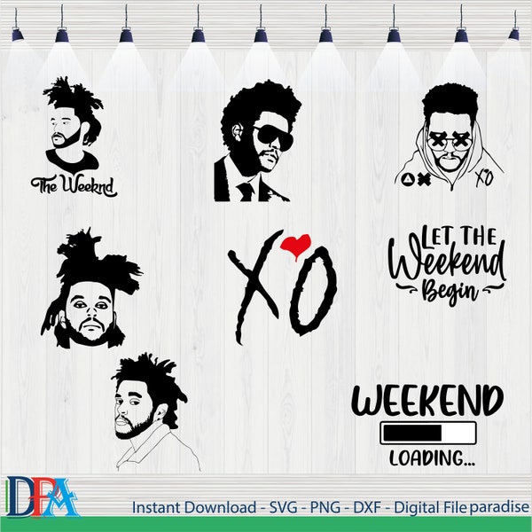 The Weeknd Svg - Etsy