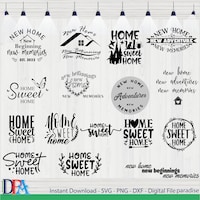 New Home Svg - Etsy