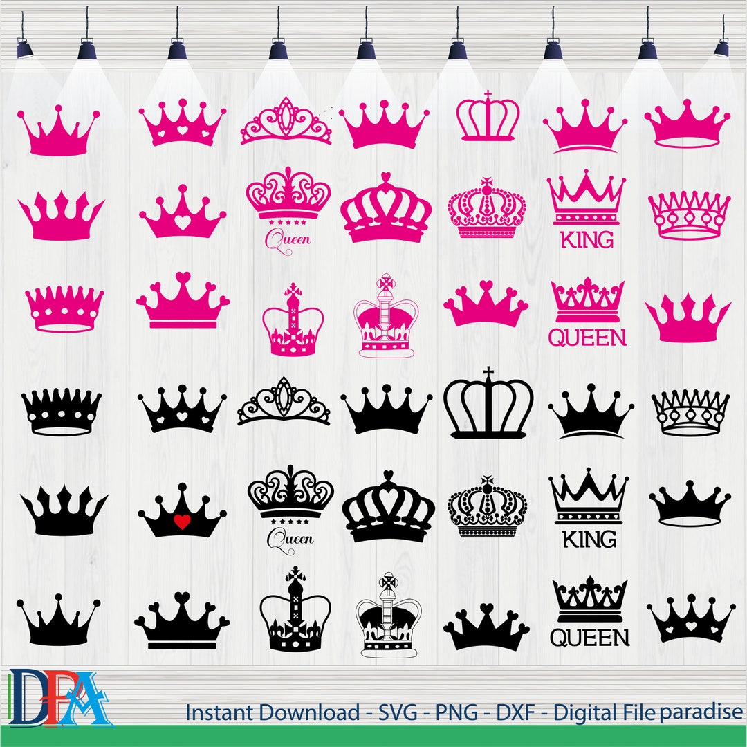 Royal Crown SVG, Princess Tiara SVG, King Crown, Queen Crown, Princess ...