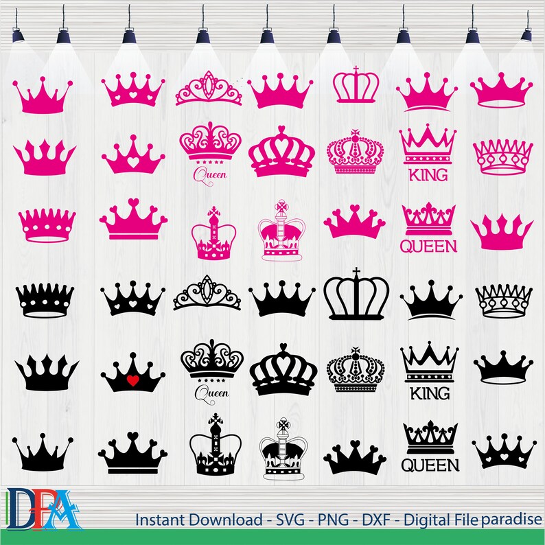 Royal Crown SVG, Princess Tiara SVG, King Crown, Queen Crown, Princess ...