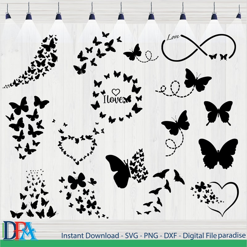 Butterfly Svg - Etsy