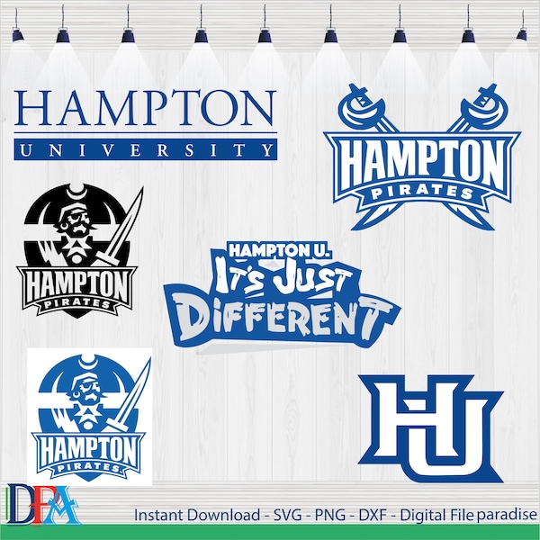 Hampton University Logo Png - Etsy