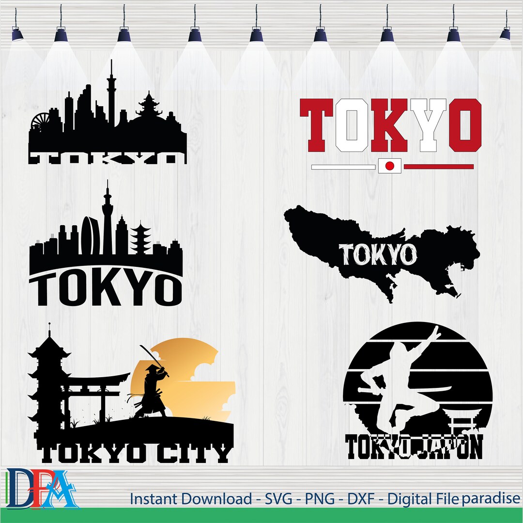 TOKYO SVG, JAPAN Svg, Kokeshi Japanese Svg, Japan Clipart Svg, Tokyo ...