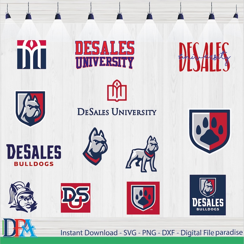 De Sales Svg Bundle, Desales Bulldogs Svg, Desales University, DE Sales ...
