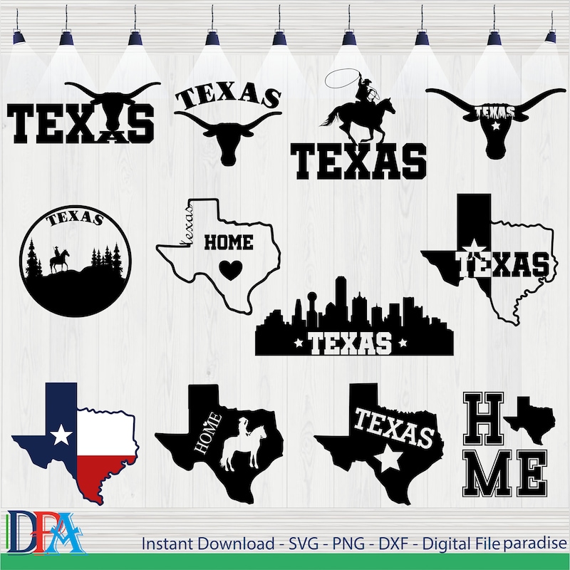 Texas Svg - Etsy