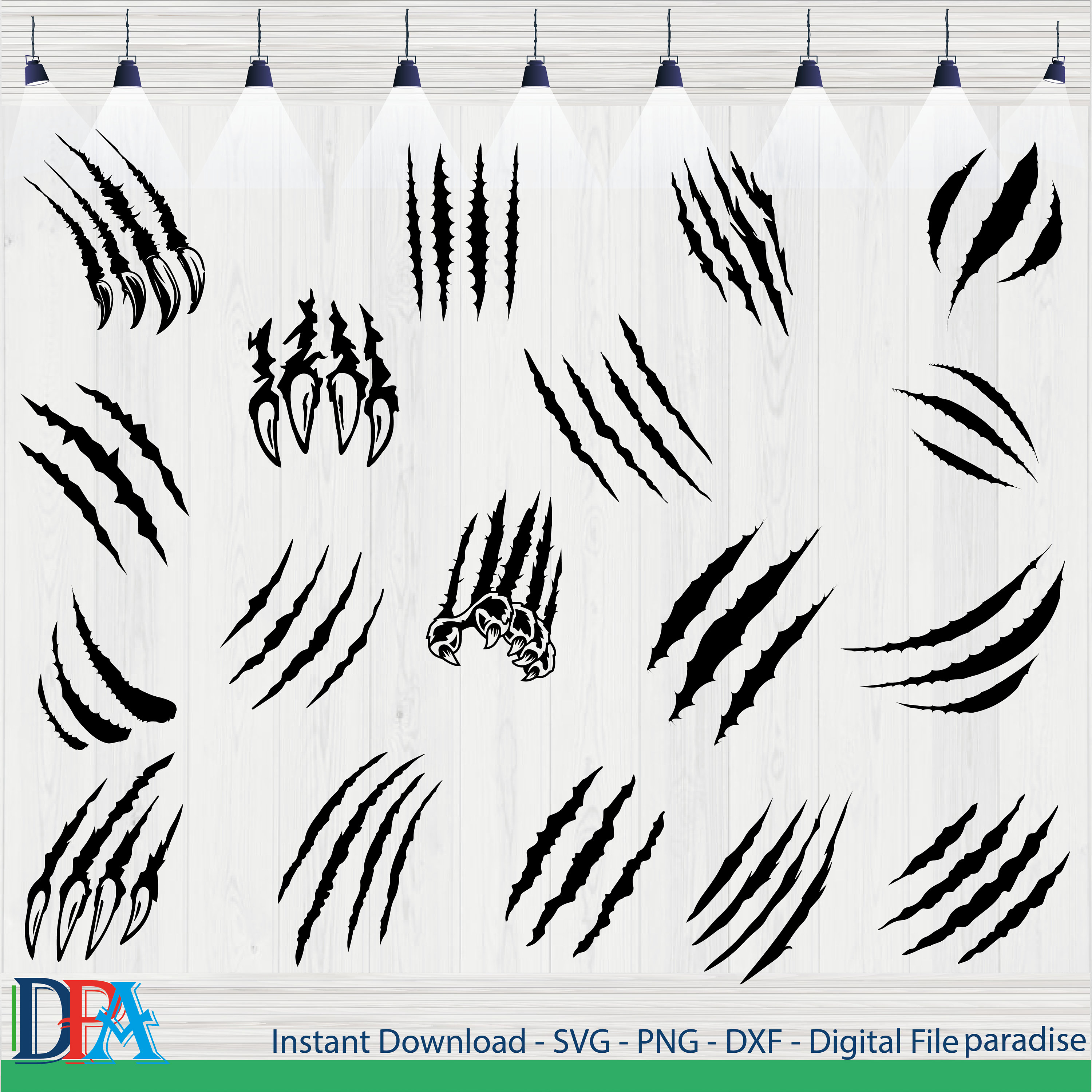 Claw SVG Bundle, Claw PNG Bundle, Claw Clipart, Dino Claw, Marks Svg ...