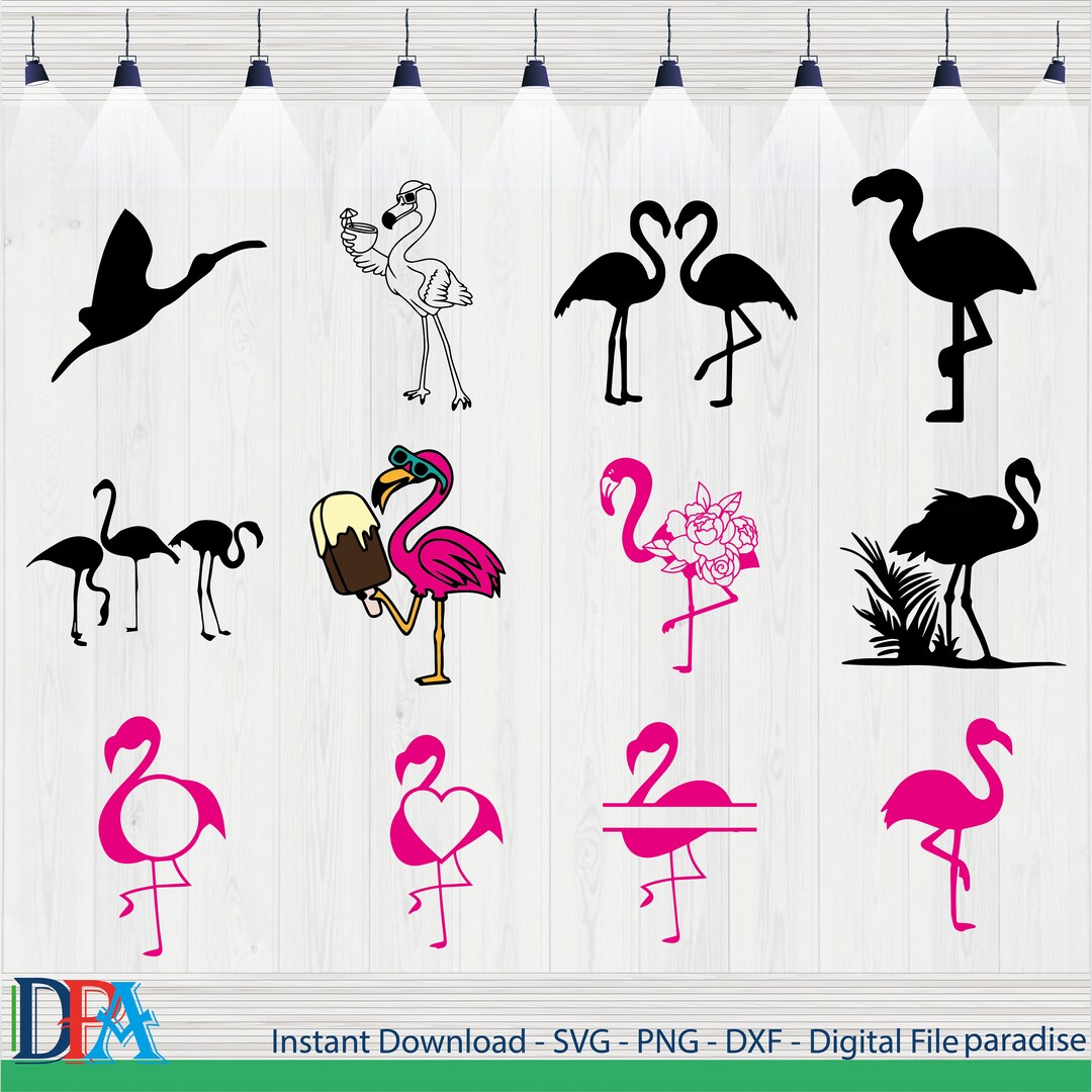 Flamingo SVG Bundle, Flamingo Float, Summer, Porch Sign, Digital ...