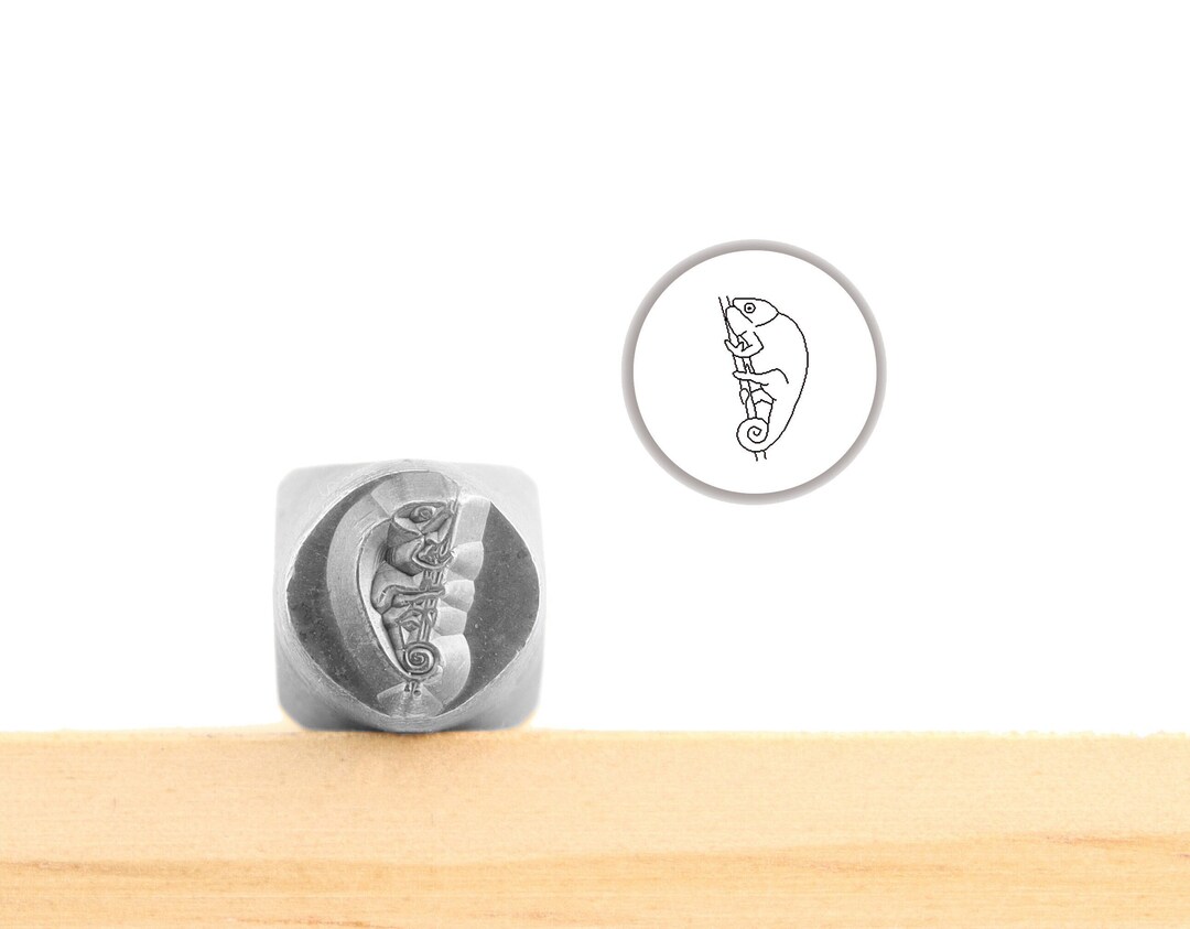 Lizard Metal Stamp, Animal Stamp, Pet Stamp,jewelry Punch Stamp Set ...