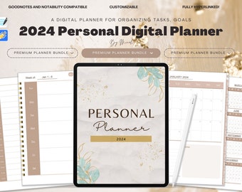 2024 Digital Planner for iPad - Goodnotes Compatible - Etsy
