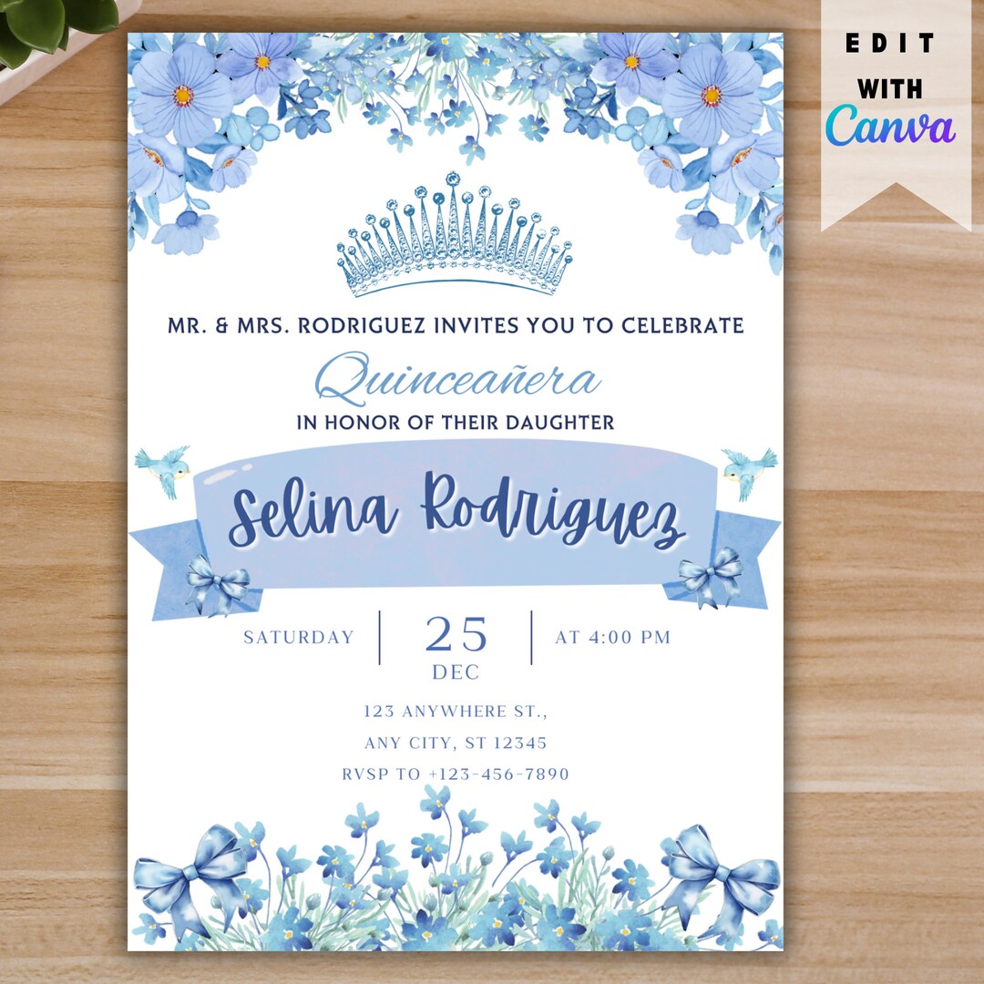 Cinderella Quinceanera Invitation, Cinderella Quince Birthday Invite ...