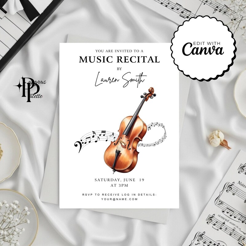 Guitar Invitations - Etsy