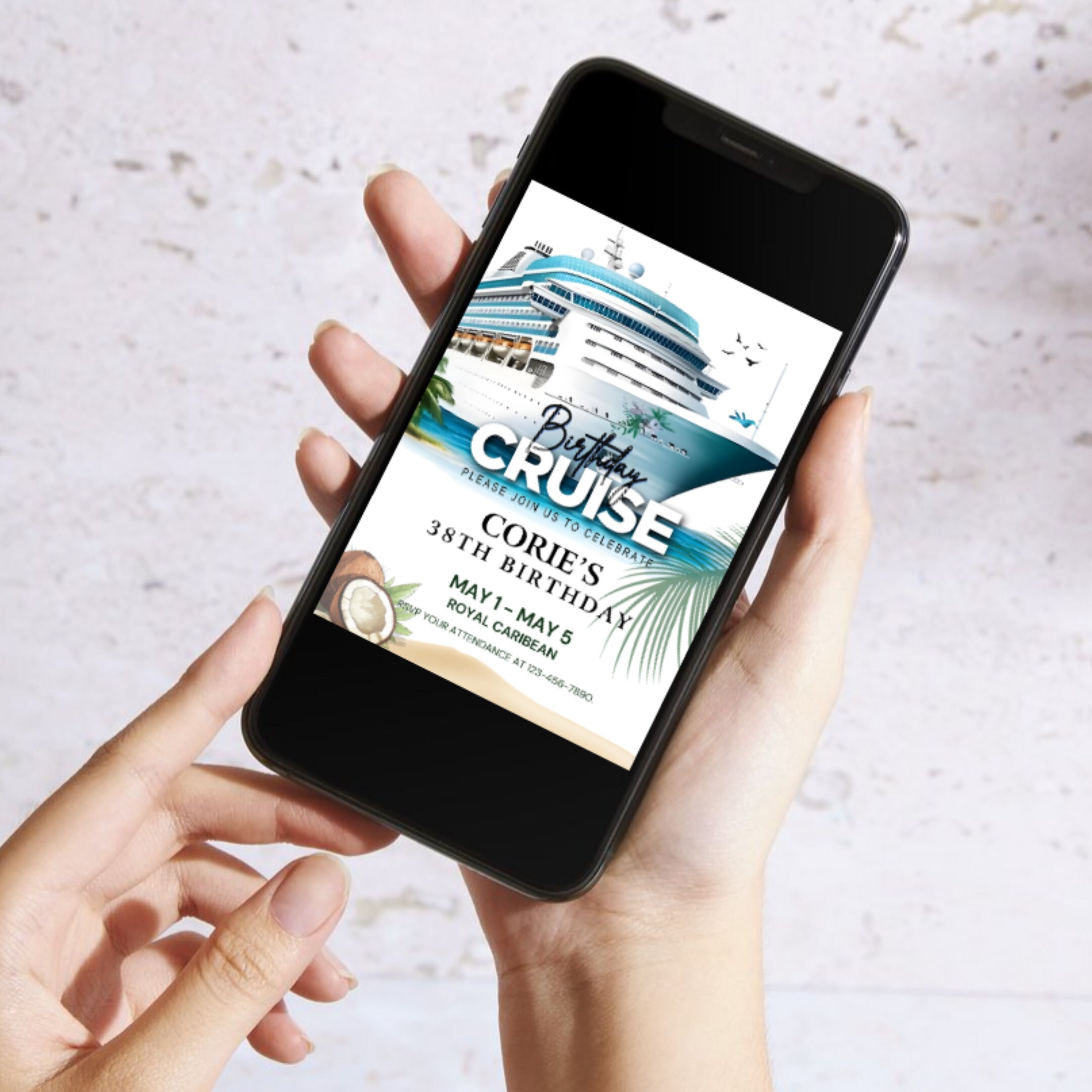 Cruise Invite, Cruise Ship Invite, Cruise Birthday Invite, Cruise ...