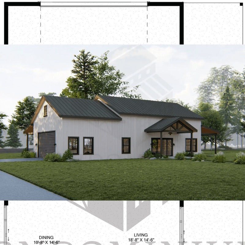 60x30 House Plan - Etsy