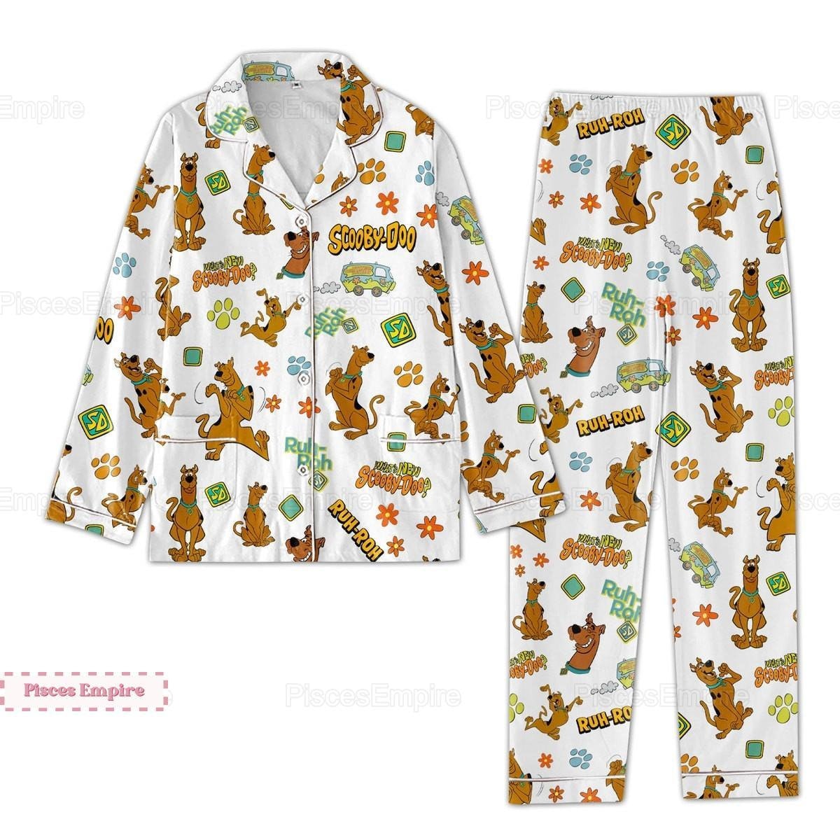 Scooby Doo Pajamas Set, Scooby Doo Pajamas Pants, Cartoon Movie sold by ...