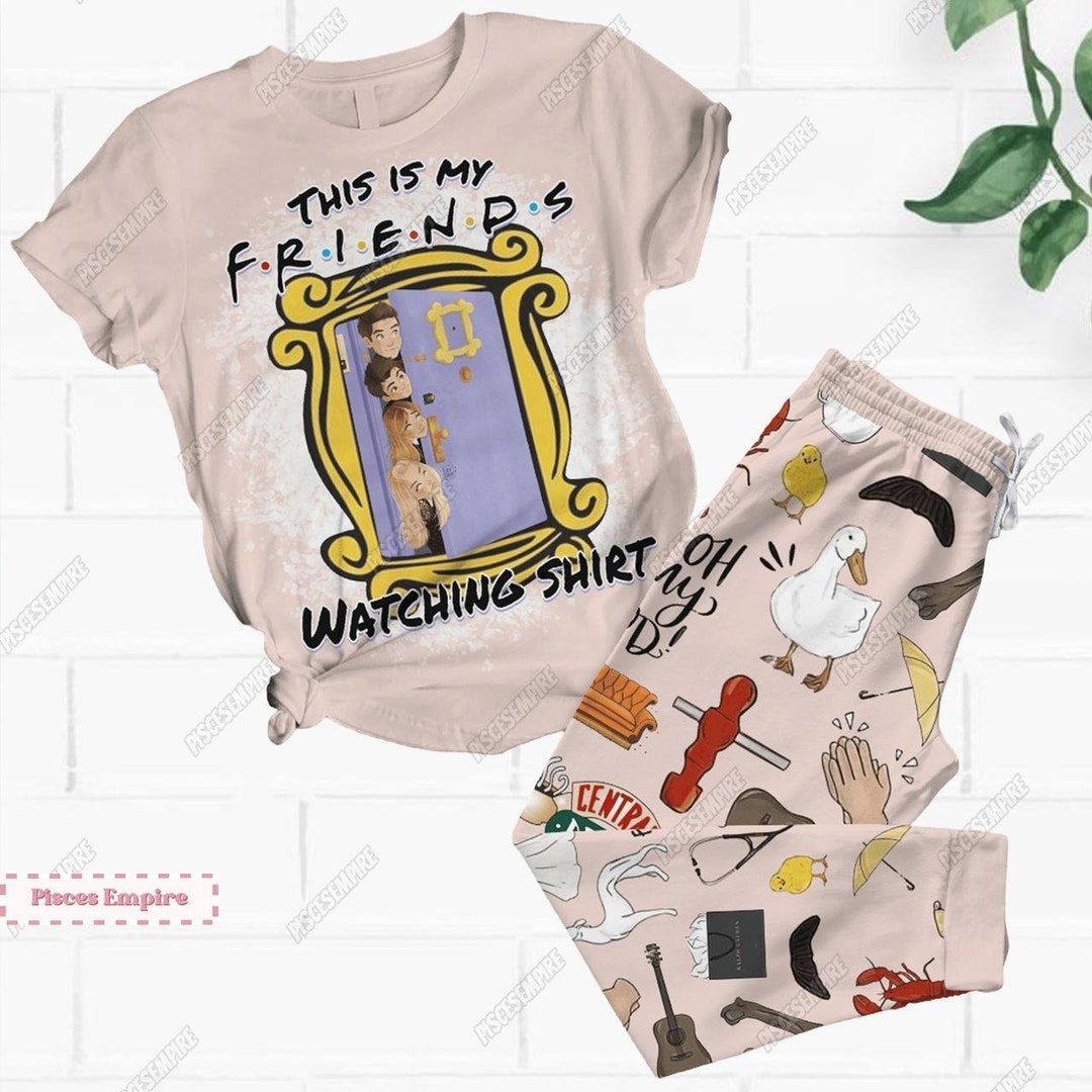 Friends Tv Show Pajamas, Friends Series Pajamas, Friends Holiday ...