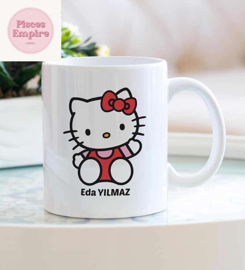 Hello Kitty Mug, Hello Kitty Coffee Mug, Hello Kitty Travel Mug, Hello ...