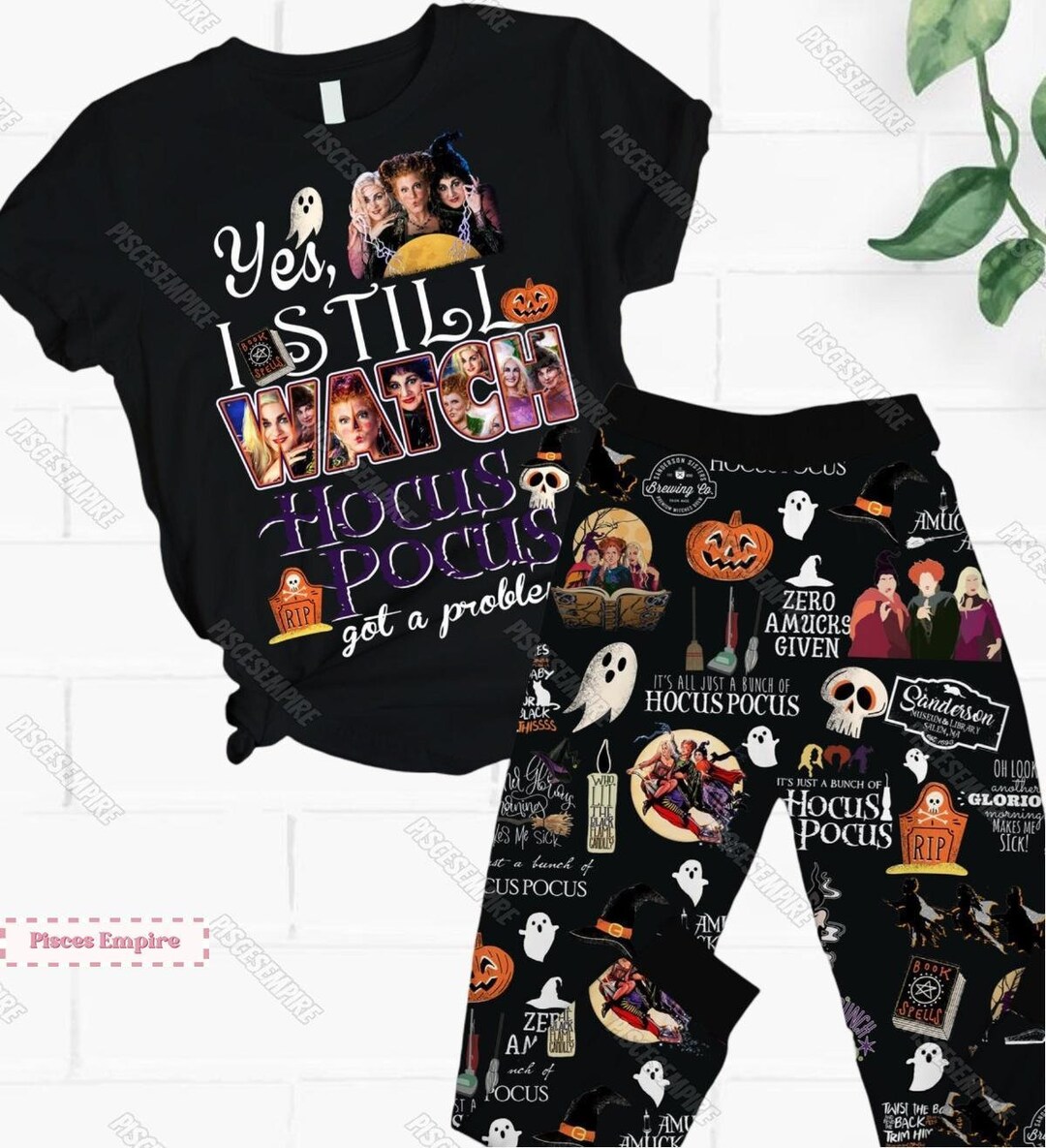 Halloween Witches Pajamas, Hocus Pocus Pajamas Set, Sanderson Sisters ...