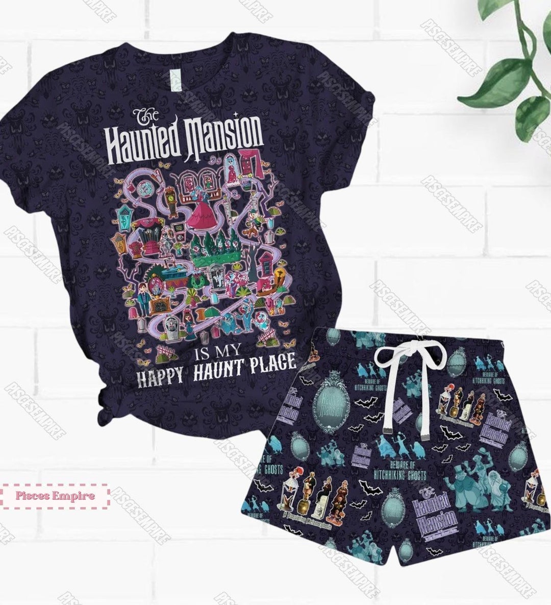 Haunted Mansion Pajamas, Haunted Mansion Shirt, Haunted Mansion Shorts ...
