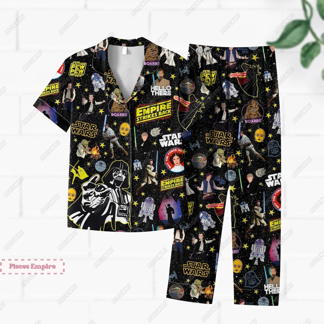 Star Wars Pajamas Set, Darth Vader Holiday Pajamas, Dath Vader Pajamas ...