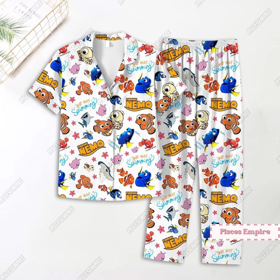 Cartoon Movie Pajamas Set, Cartoon Movie Shirt, Cartoon Character ...