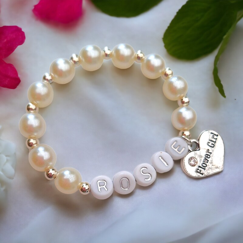 Girls Bead Bracelet - Etsy