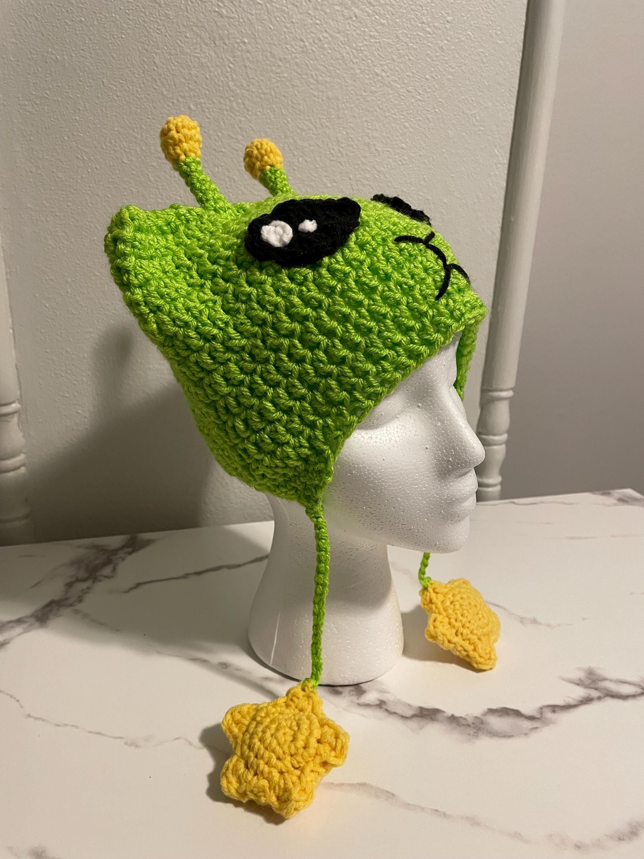 Alien Cat Crochet Hat; Gnarp Gnap Zeep Glorp - Etsy