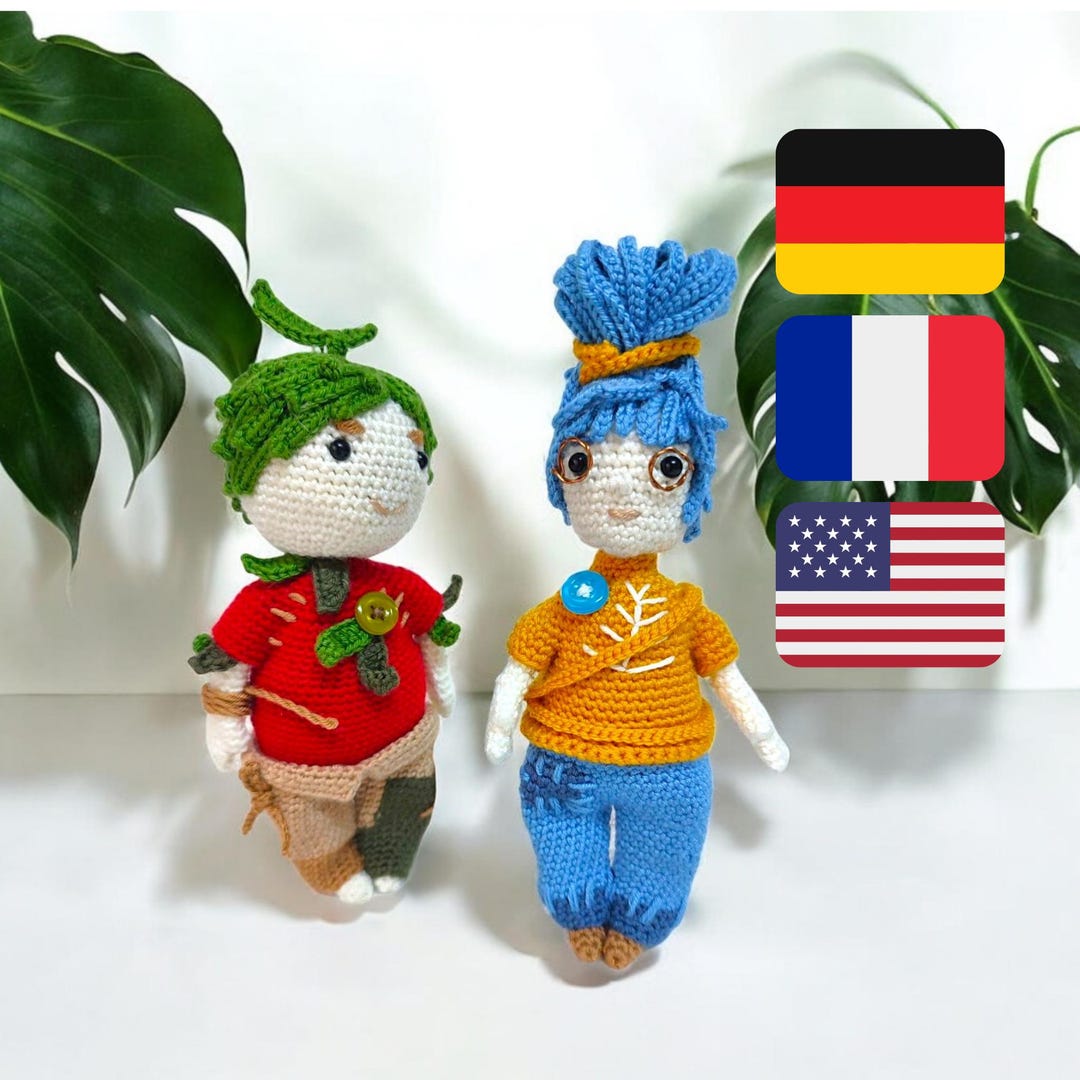 It Takes Two May & Cody Amigurumi Crochet Pattern PDF, Handmade Game ...