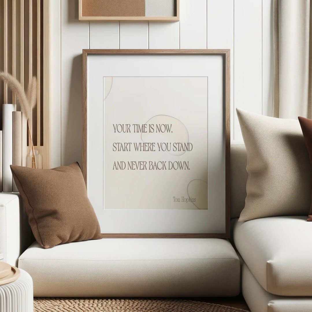 Digital Inspirational Quotes Poster Motivational Wall Art Printable ...