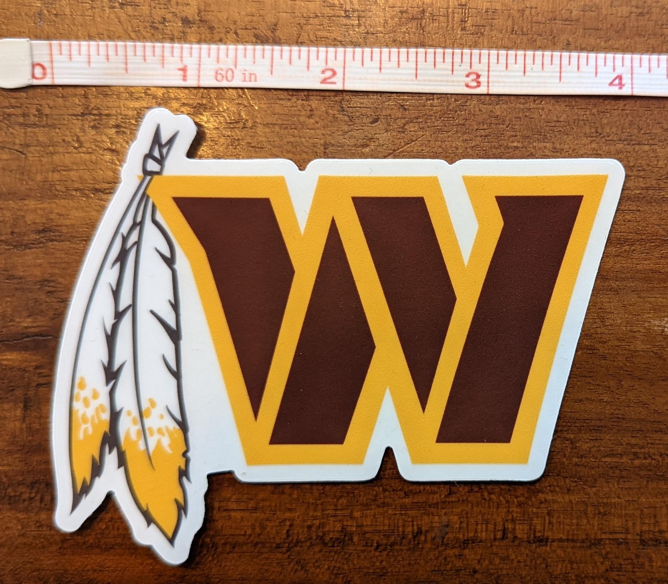 Washington Commanders With Redskins Feather or H.S. Warriors Team FREE ...