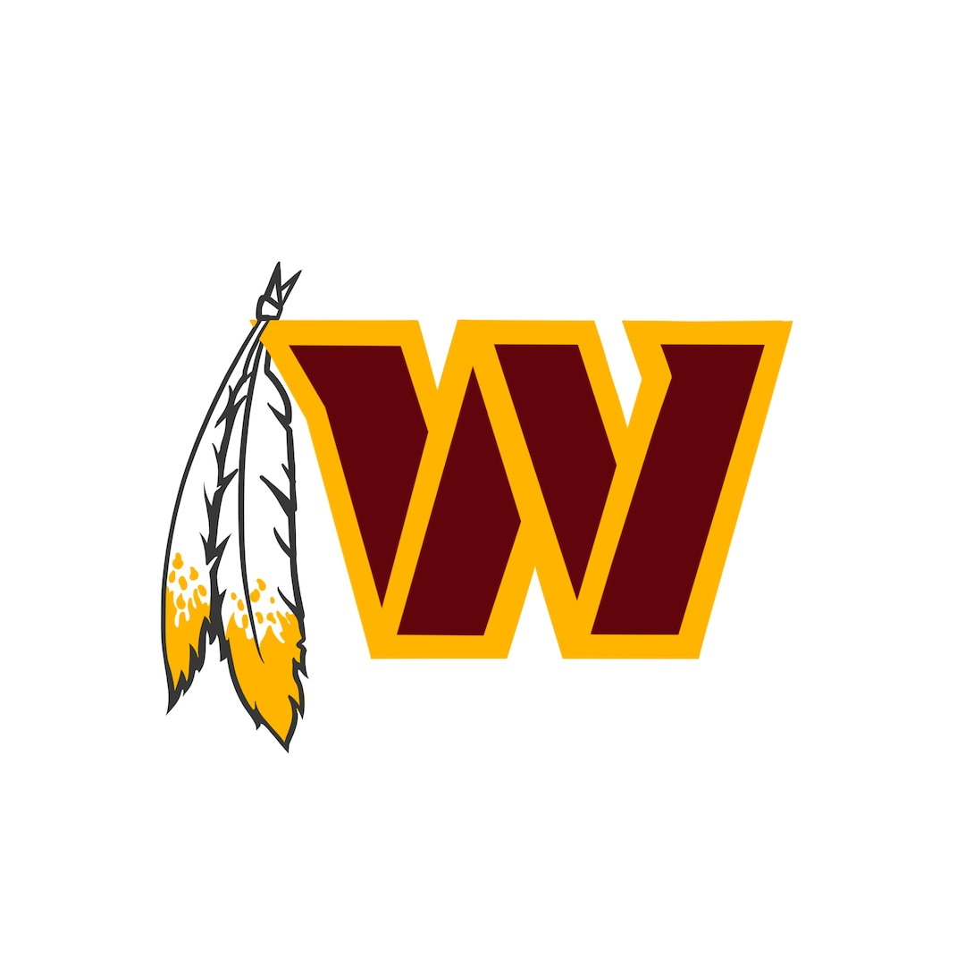 Washington Commanders With Redskins Feather or HS Warriors Team VINYL ...