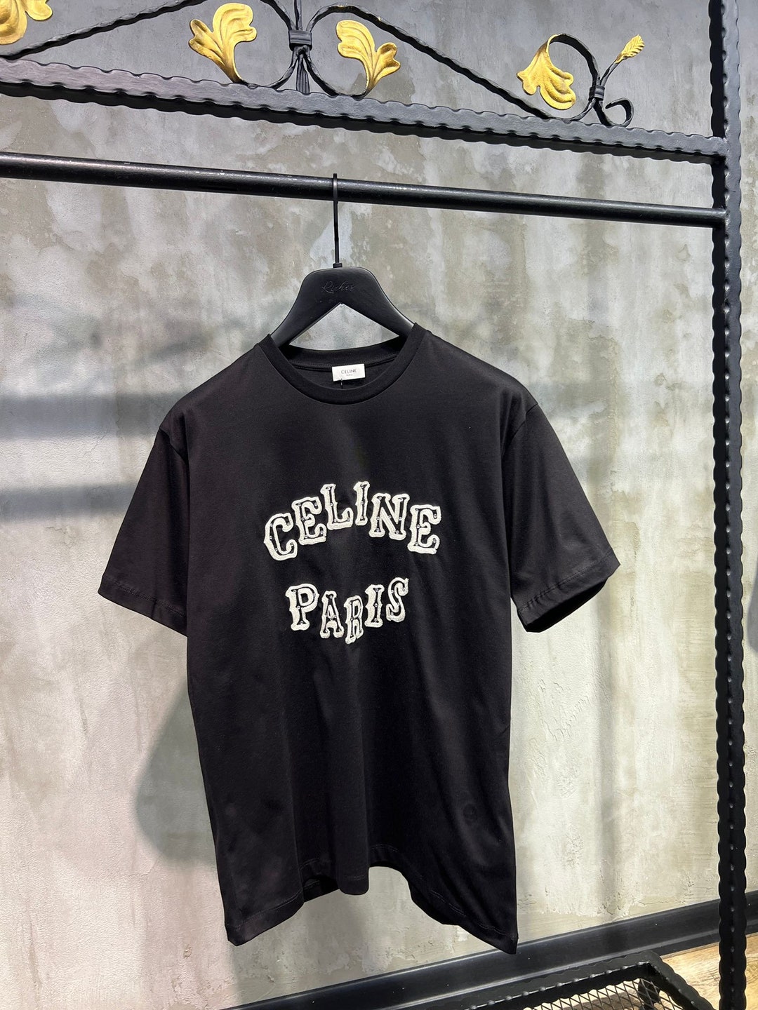Vintage Premium Celine Paris T-shirt Black Color Unisex Fit Logo - Etsy