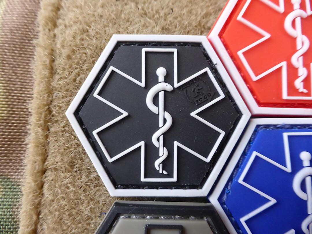 PARAMEDIC, Swat Hexagon Patch / 3D Rubber Patch, Hexpatch - Etsy