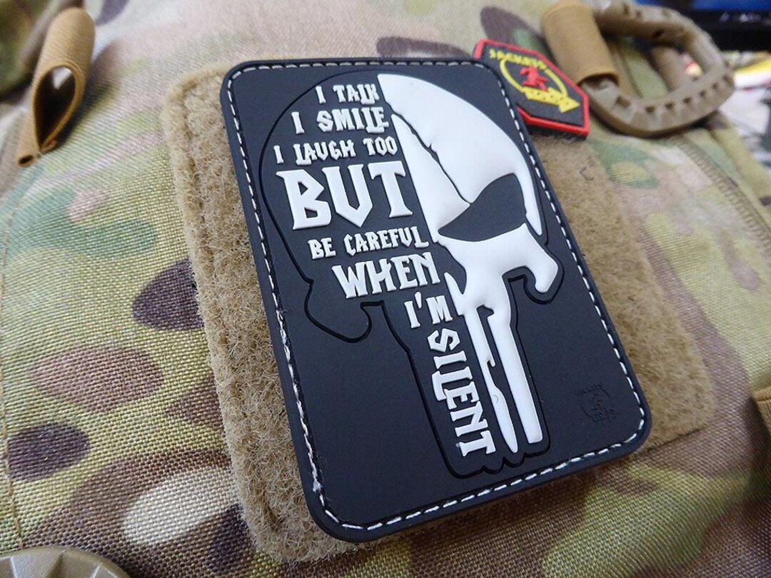 SILENT PUNISHER Patch, Swat / 3D Rubber Patch - Etsy