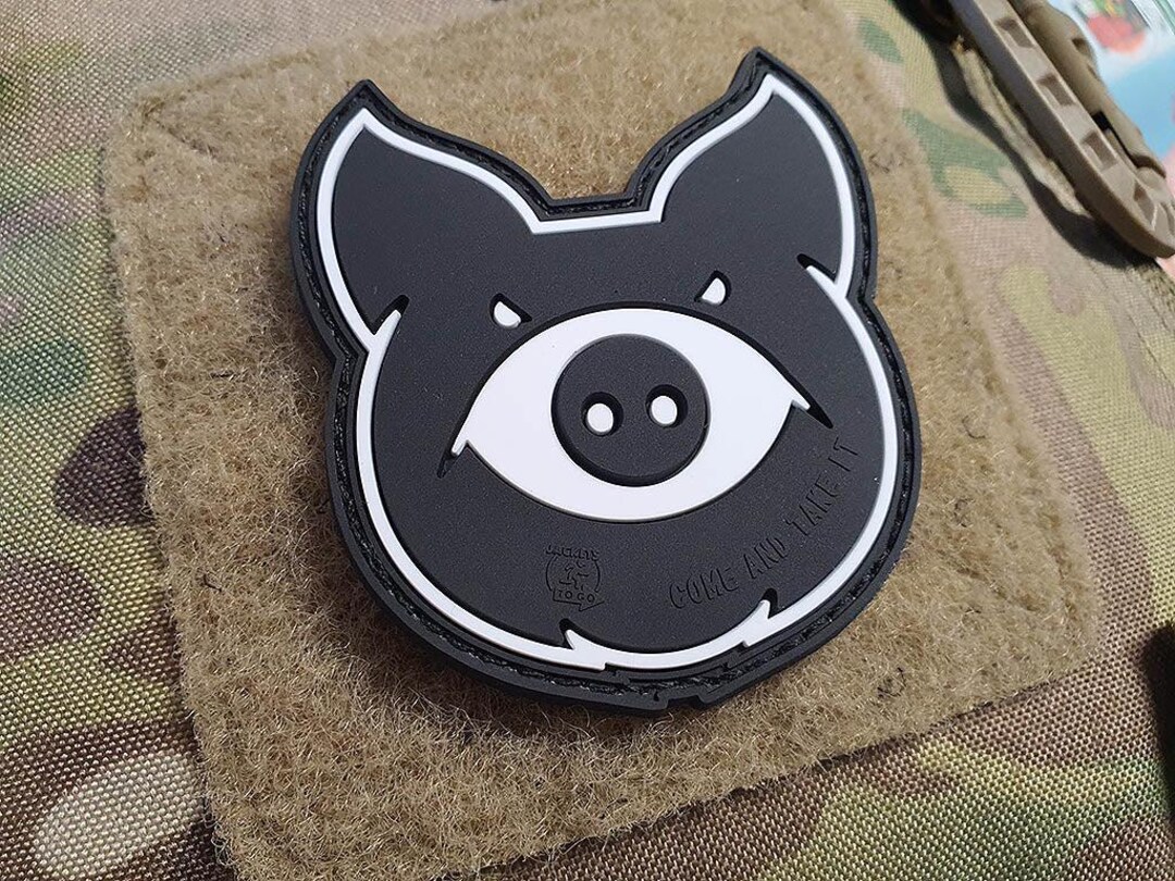 Monsterpig Patch, Swat, 3D Rubber Patch - Etsy