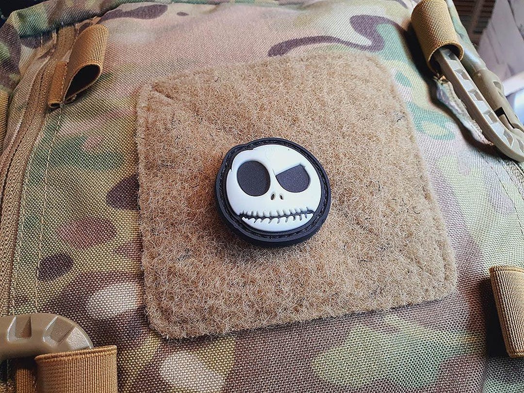 Nightmare Smile, Patch Small, Gid (glow in the Dark), 3D Rubber Patch ...