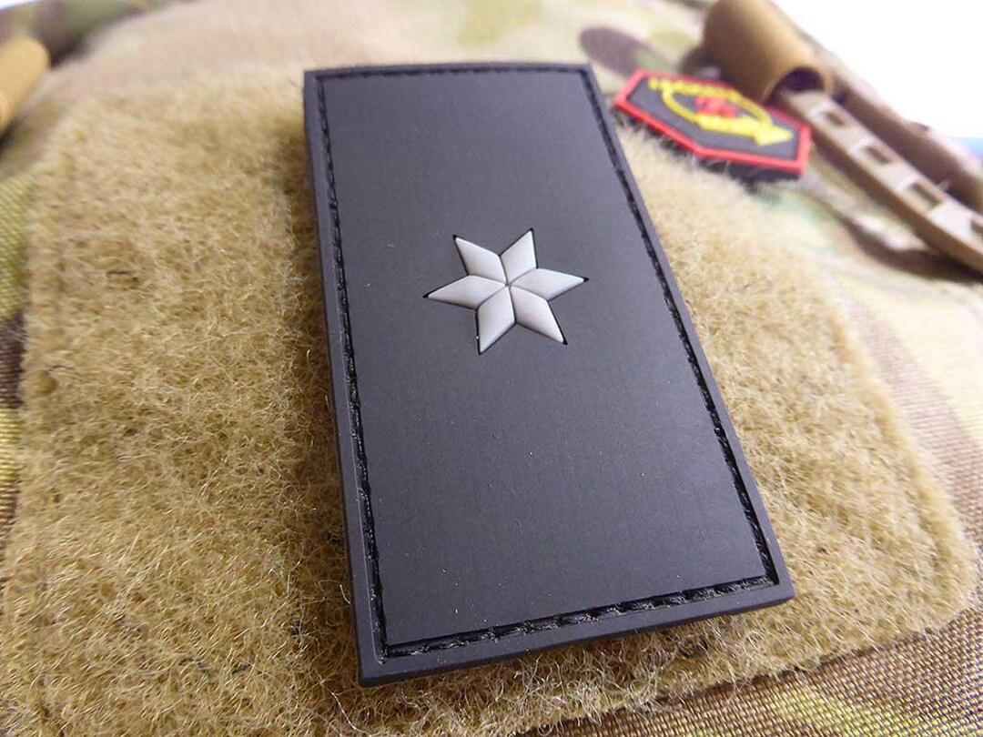 Rank Insignia Police Commissioner PK Patch, Black / 3D Rubber Patch - Etsy