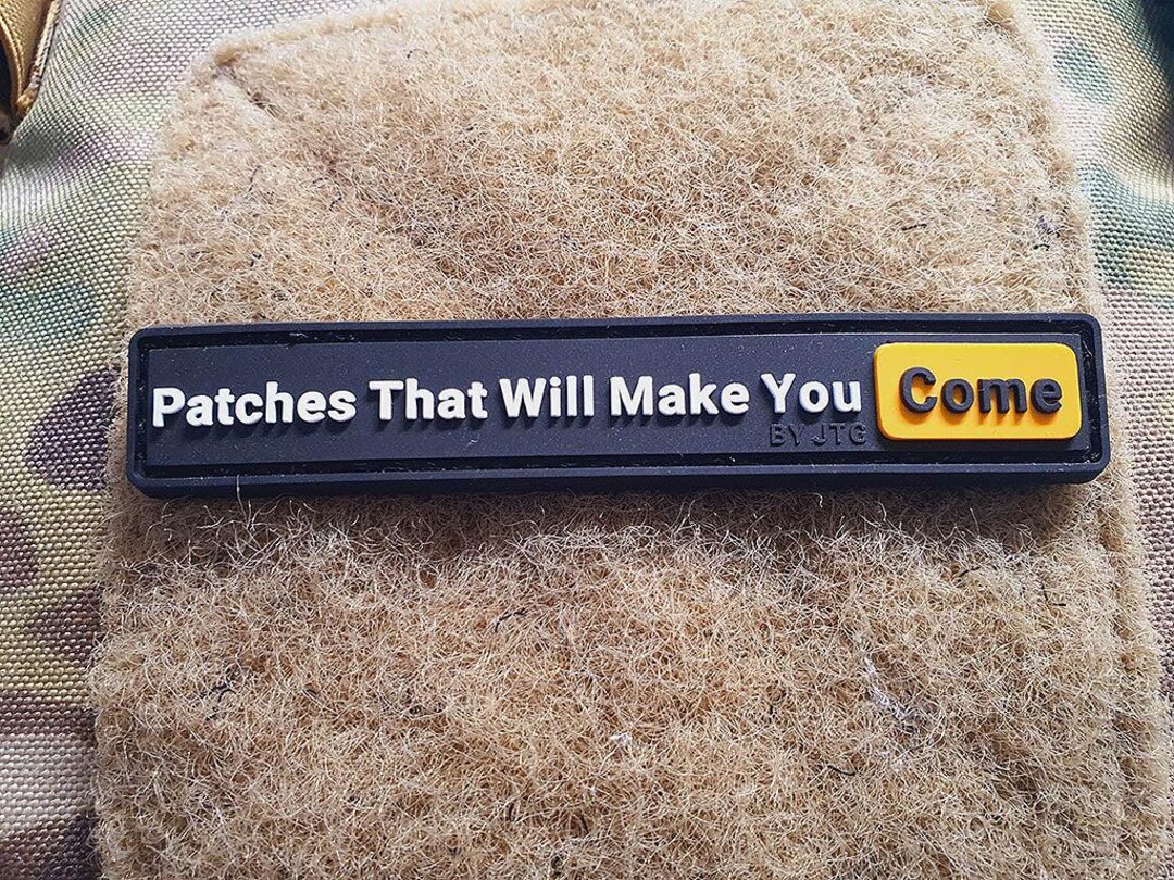Patches That Will Make You Happy Patch, Full Color, 3D Rubber Patch - Etsy