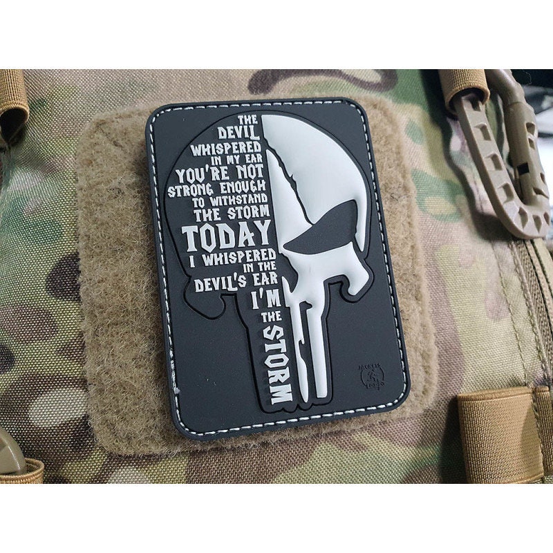 I Am the Storm PUNISHER Patch - Etsy