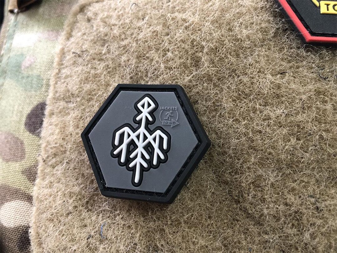 Wardruna Rune, Hexagon Patch / 3D Rubber Patch, Hexpatch - Etsy