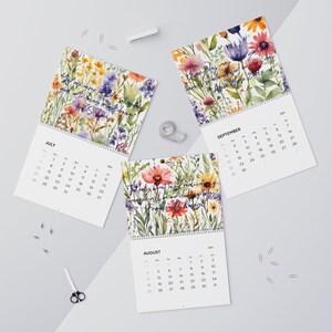 Wall Calendars (2024) - 'wild' Floral Bliss - Etsy