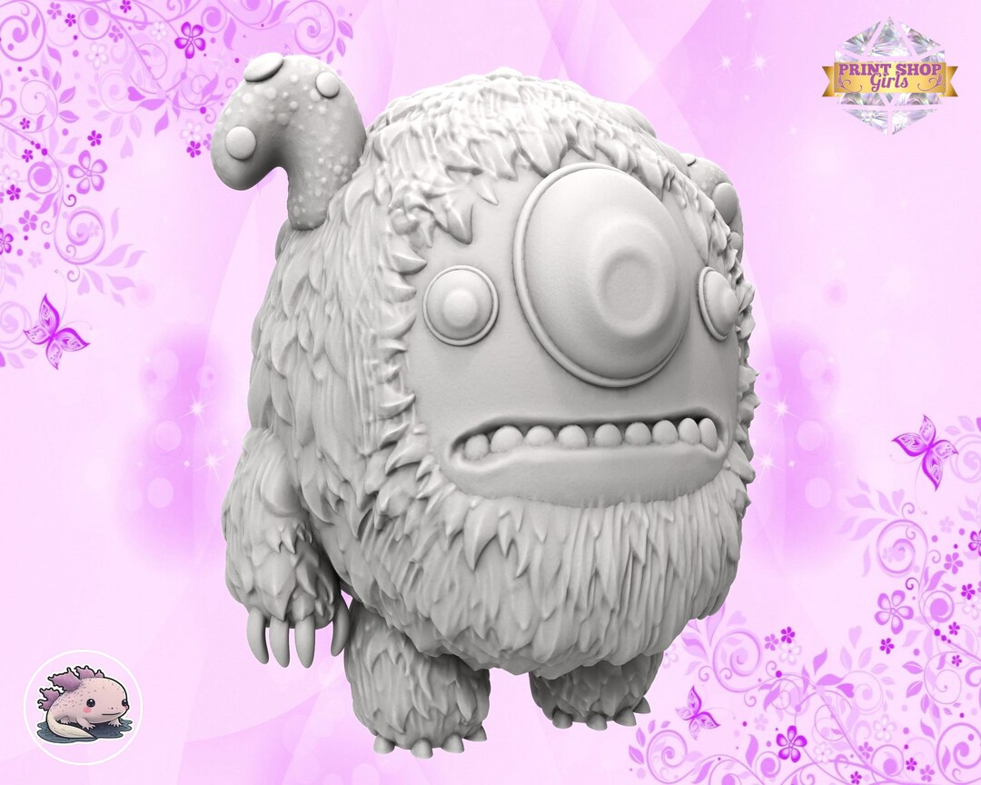 Subby, the Strong Miniature Monster in Box Figure Funny Creatures Crazy ...