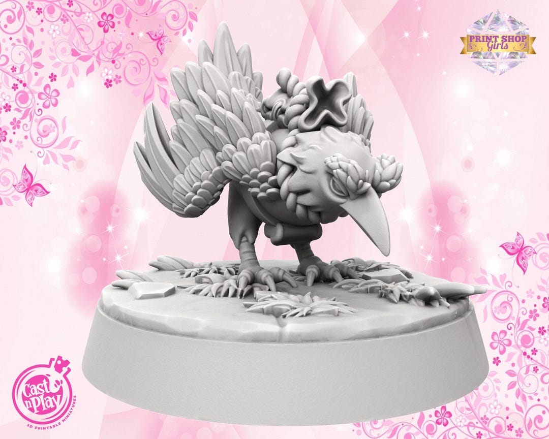 Messenger Raven Miniature | Rav, the Raven Miniature | Cute Fantasy ...