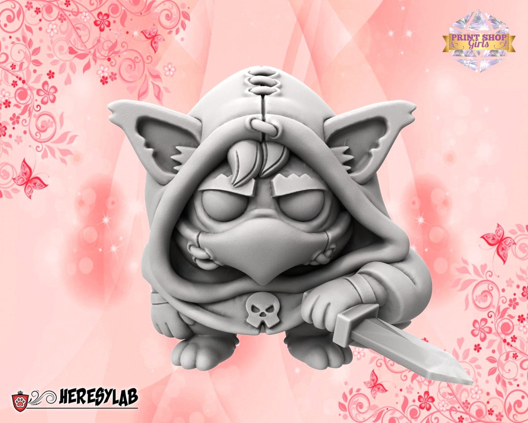 Dog Assassin Miniature Cute Chibi Animal Adventurer Figure DIY Animal ...