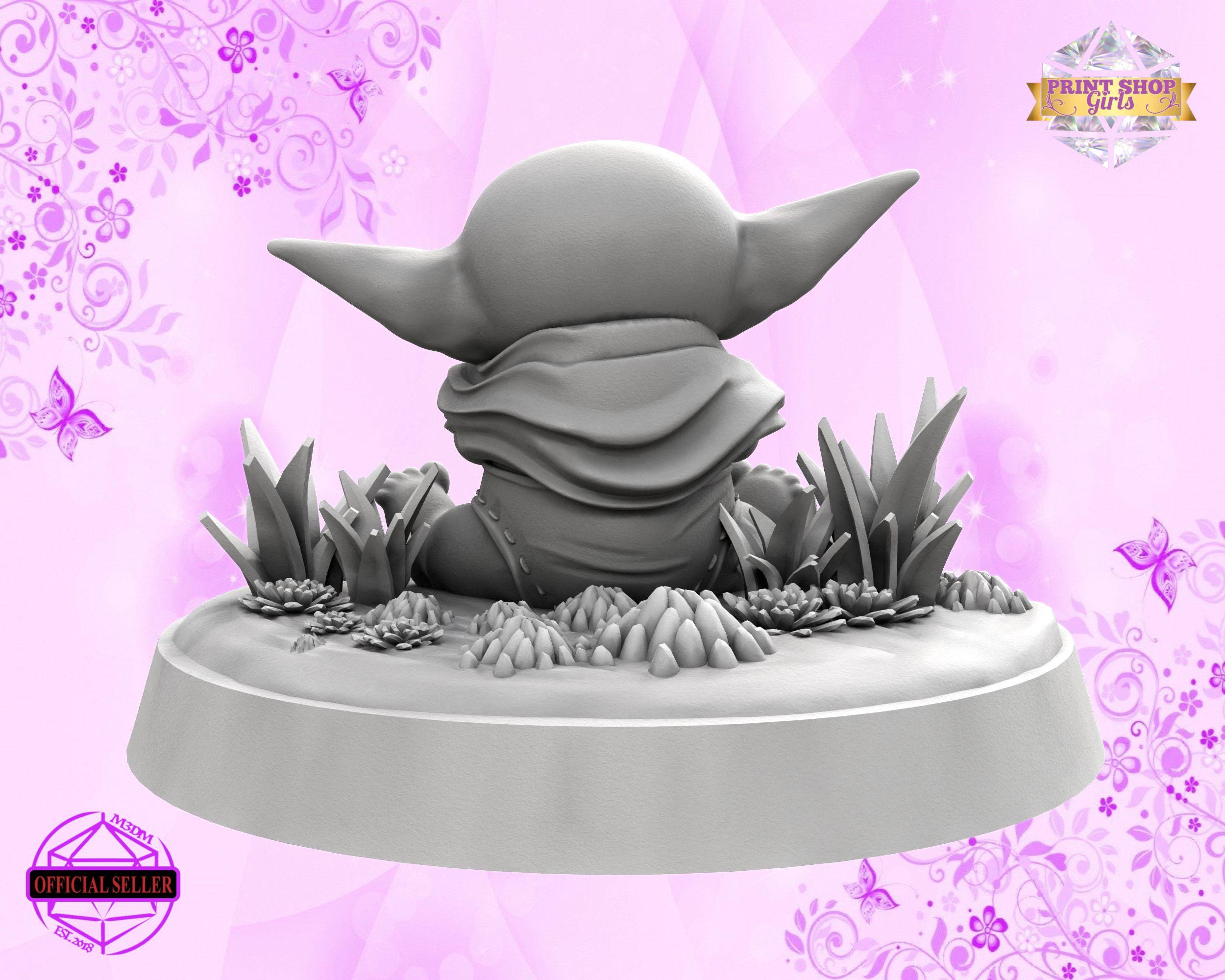 Goblin Baby Sitting Miniature | Cute Fantasy Figure | Special DIY Gift ...