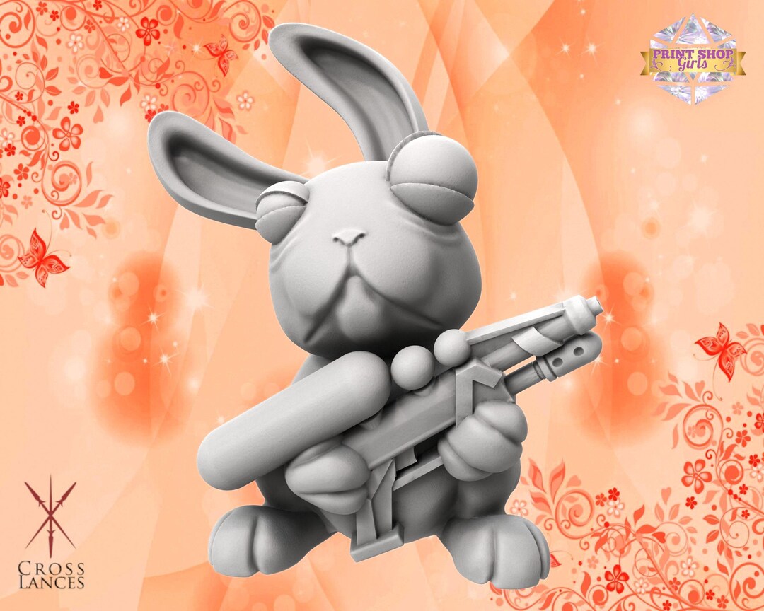 Pool Party Bunny Miniature Terminator Soaker Bunny Crazy Halloween ...