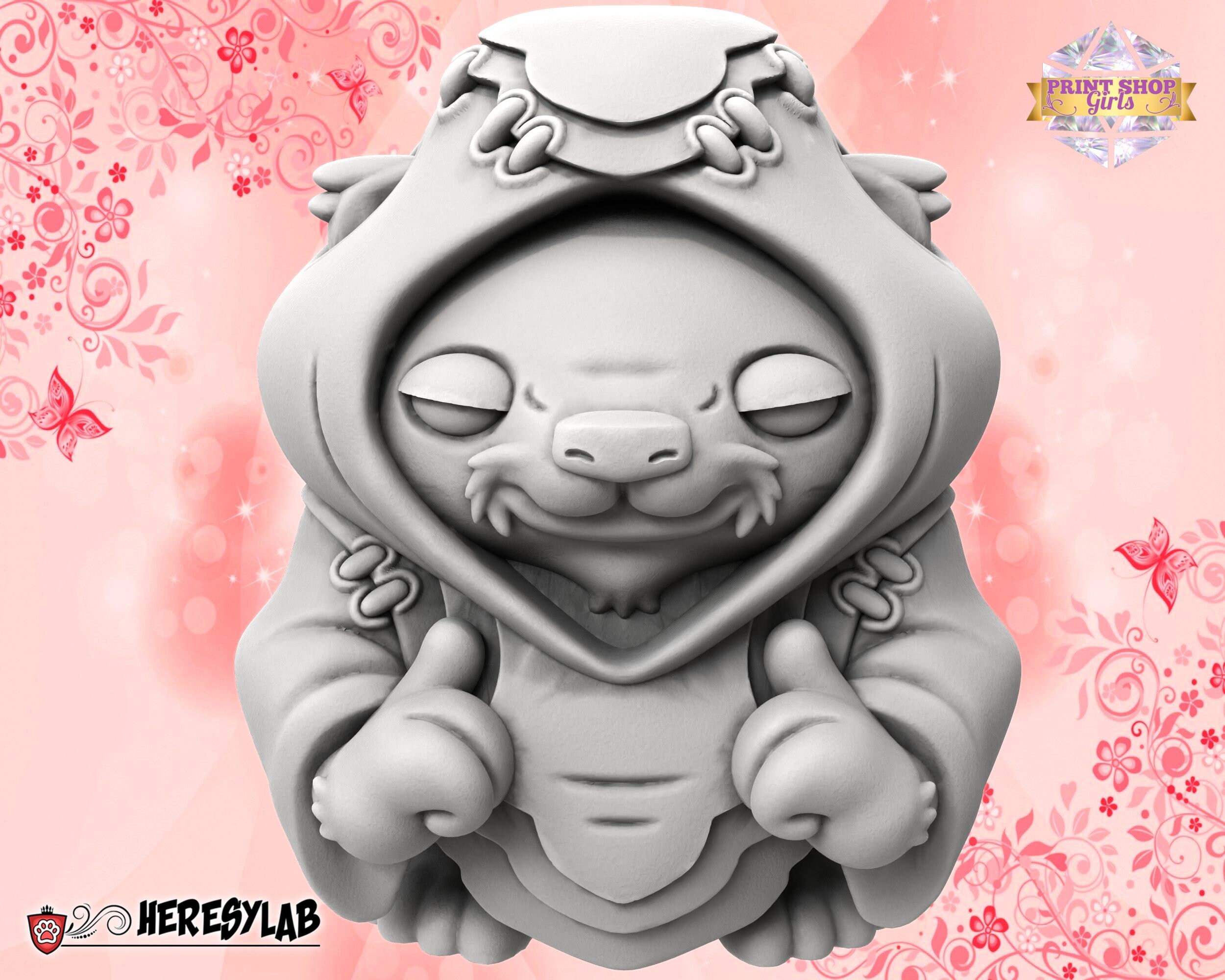 Panda Bear Priest Miniature | Cute Chibi Animal Adventurer Figure ...