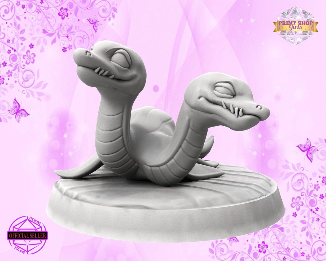 Baby Plesiosaurus Hydra Miniature Cute Fantasy Dino Figure Special DIY ...