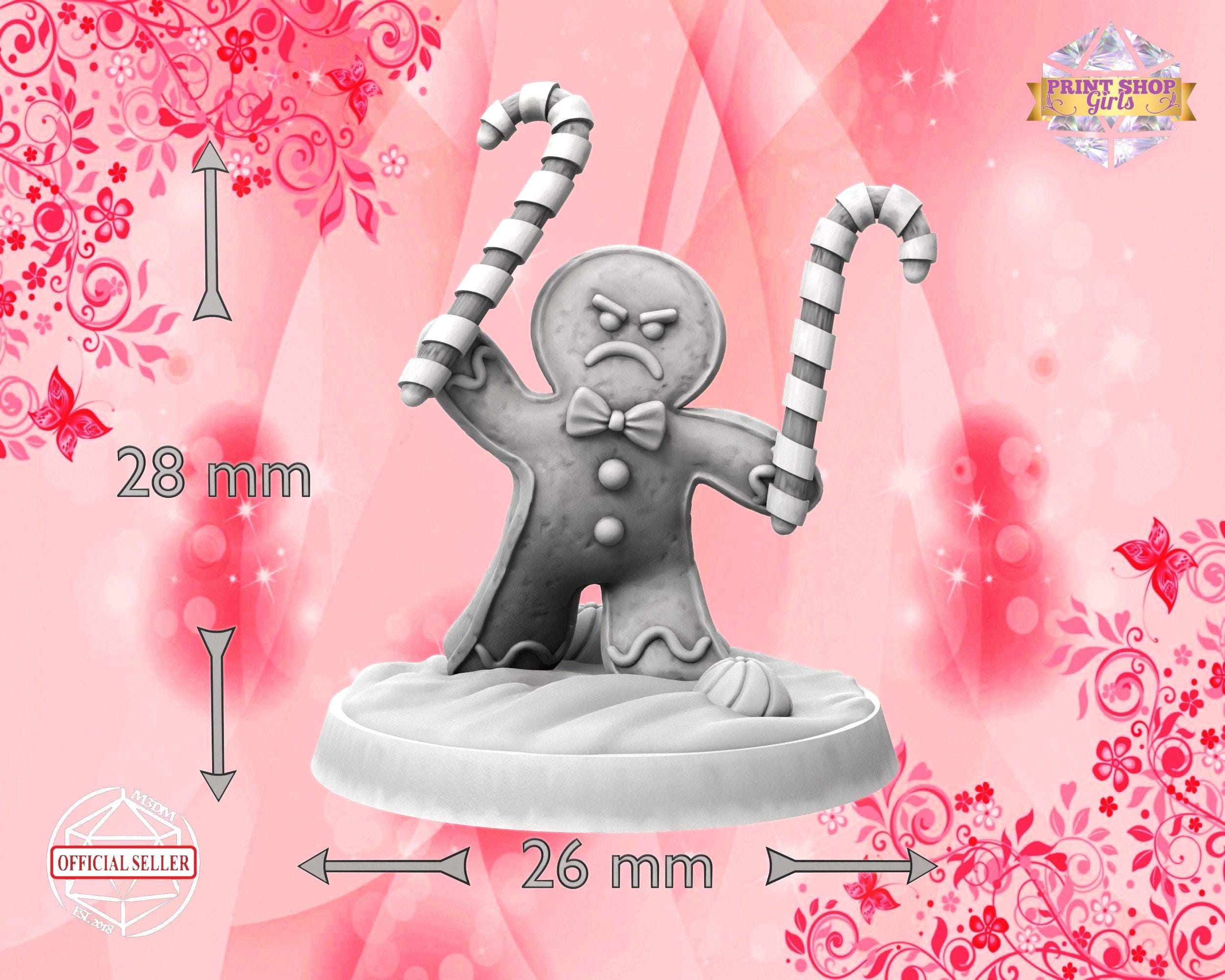 Defiant Gingerbread Brothers Miniature Set | Sweet Gingerbread Men ...